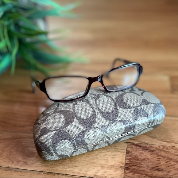 Coach | Accessories | Coach Eyeglasses Clamshell Signature Case | Poshmark